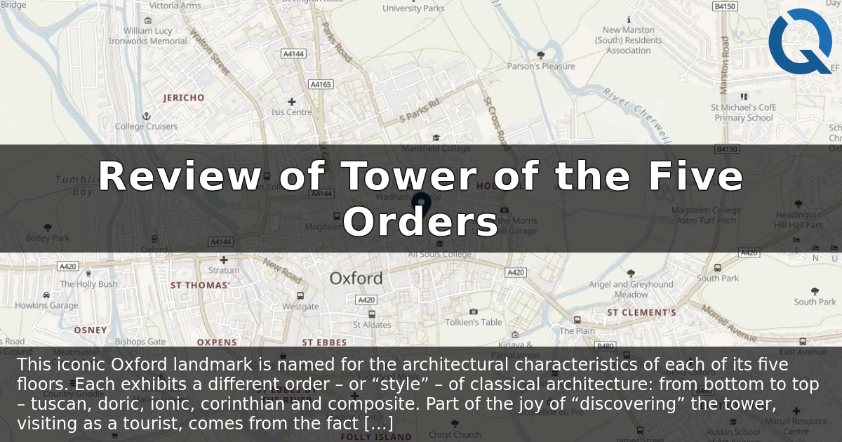 Review of Tower of the Five Orders – Dan Q
