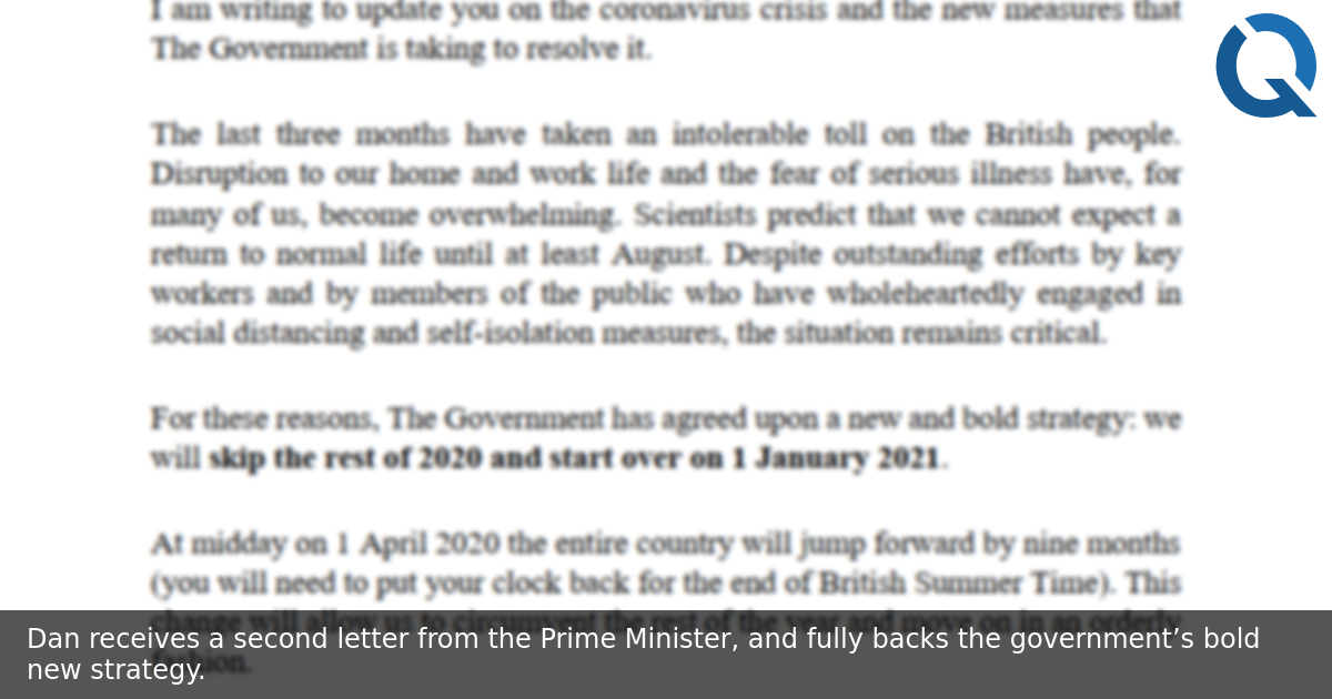 Dan receives a second letter from the… – Dan Q