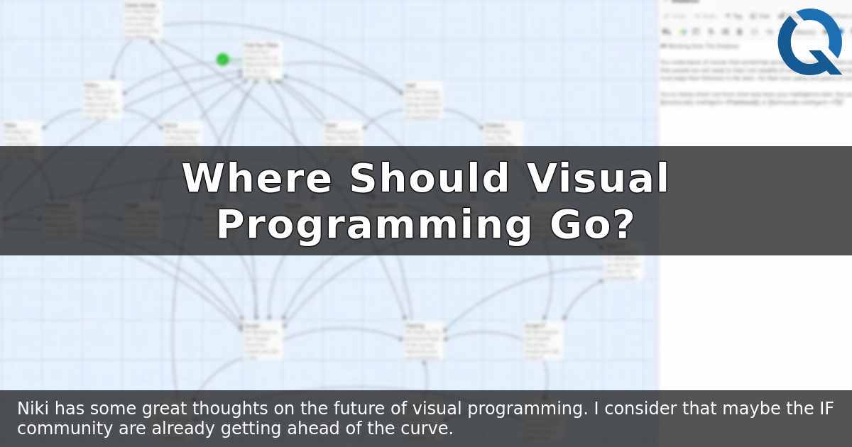 Where Should Visual Programming Go? – Dan Q
