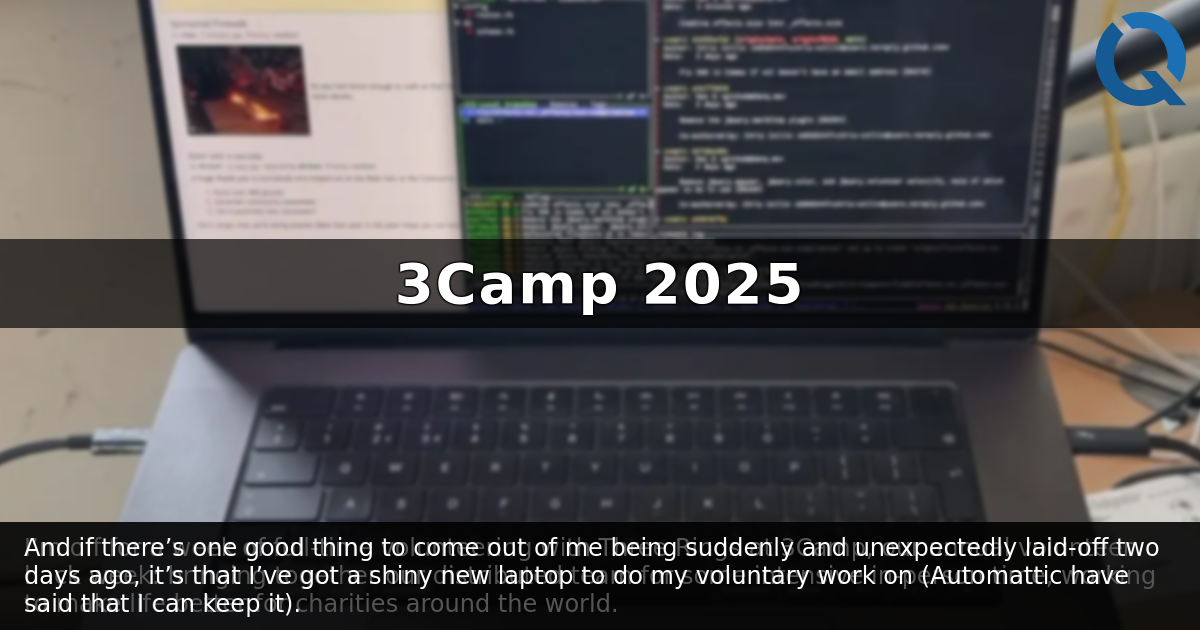 3Camp 2025 – Dan Q