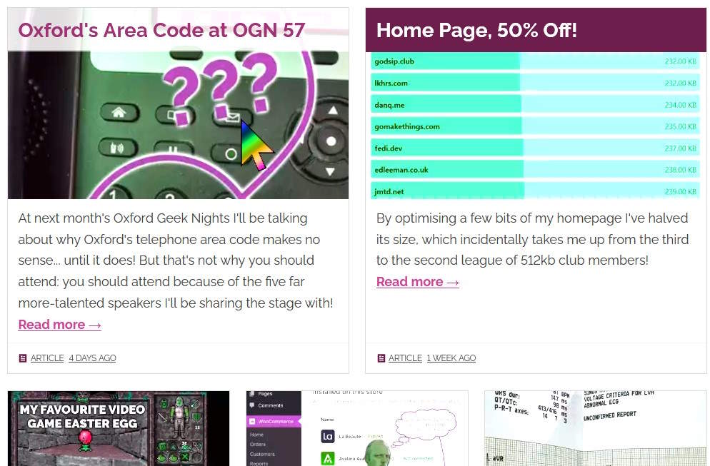 April Features! – Dan Q